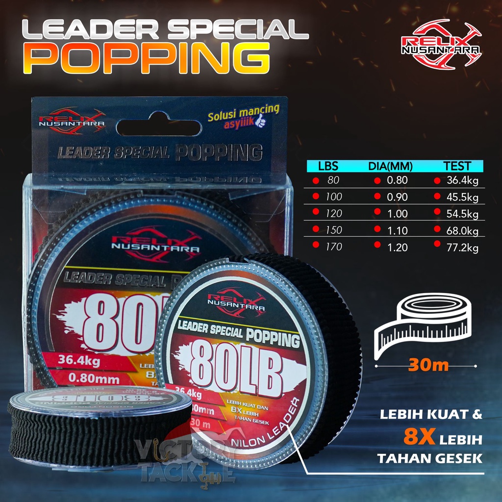 Jual EXTRA BONUS | Senar Pancing Benang Leader RELIX NUSANTARA LEADER ...
