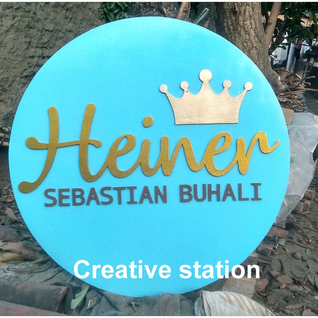 Jual Papan logo merk branding mdf custom nama toko / store online shop ...