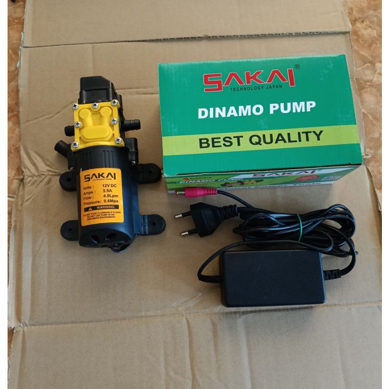 Jual Pompa dc 12 volt sakai dan Adaptor | Shopee Indonesia