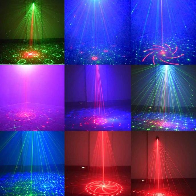 Jual Lampu Disco Dj Party Proyektor Laser Led Lights 120 Patterns ...