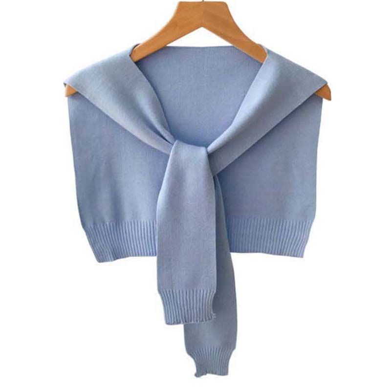 Jual Aksesoris baju syal bahu syal kerah rajut selendang korea import ...