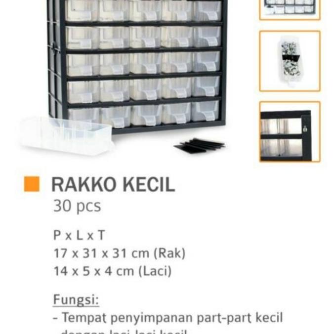 Jual Rakko rak komponen isi 30 racco rak Ic rak baut rak komponen ...