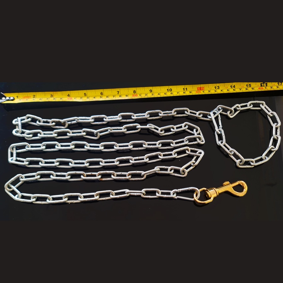 Jual Rantai Anjing Besar Medium Tali Tuntun Besi Galvanis Chain Leash 2 ...