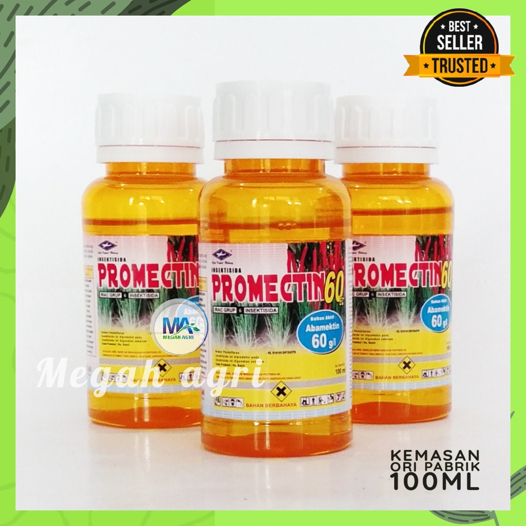 Jual INSEKTISIDA PROMECTIN 60EC 100ML ABAMEKTIN DOSIS TINGGI BASMI ...