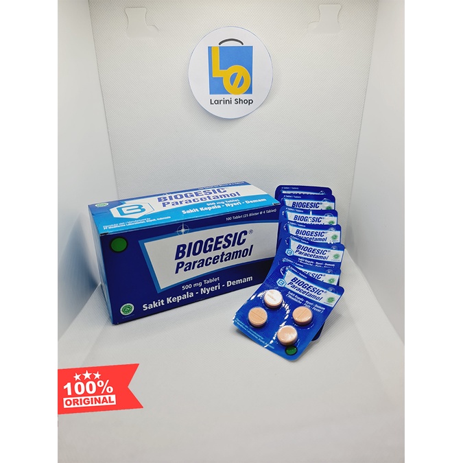 Jual BIOGESIC 500 MG 4 TABLET | Shopee Indonesia