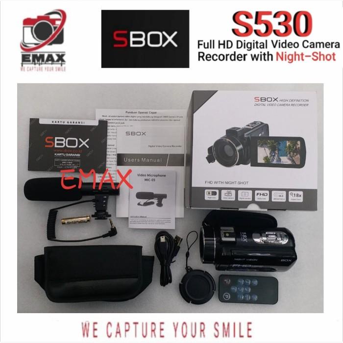 Jual SBOX S530 Camcorder Full HD 24.0MP Handycam SBOX S 530 free Mic ...