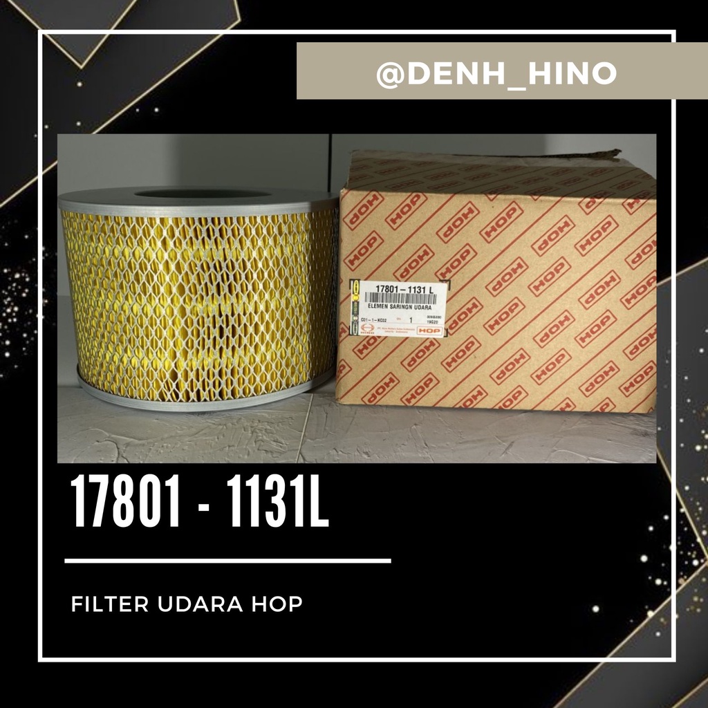 Jual 17801 - 1131L Filter Udara / Saringan Udara Asli HOP | Shopee ...