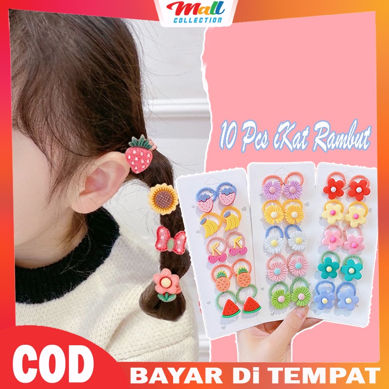 Jual MALL - Set iKat rambut 10Pcs Karakter lucu Korea Anak Perempuan ...