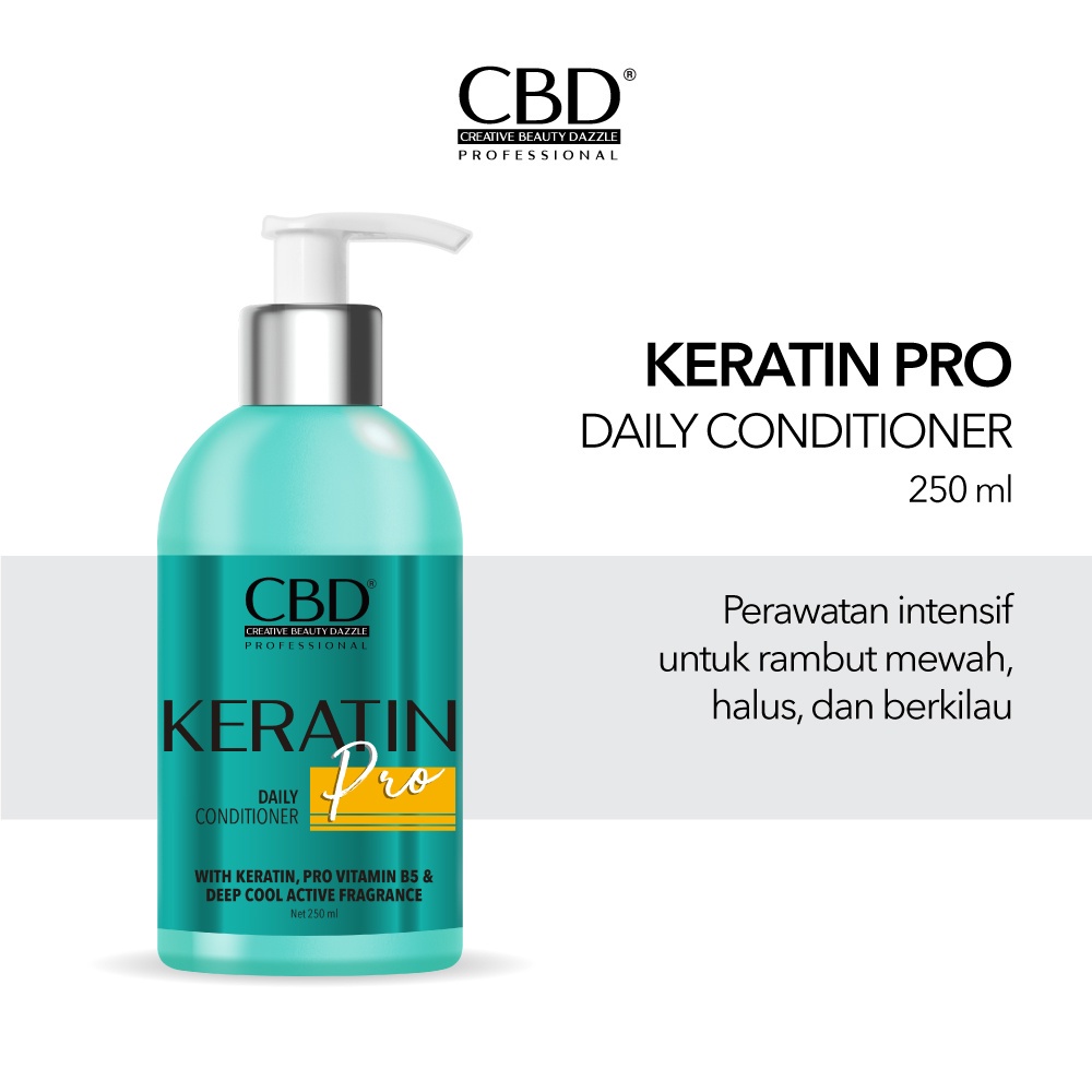 Jual CBD Professional Keratin Pro Daily Conditioner 250ml | ORIGINAL ...