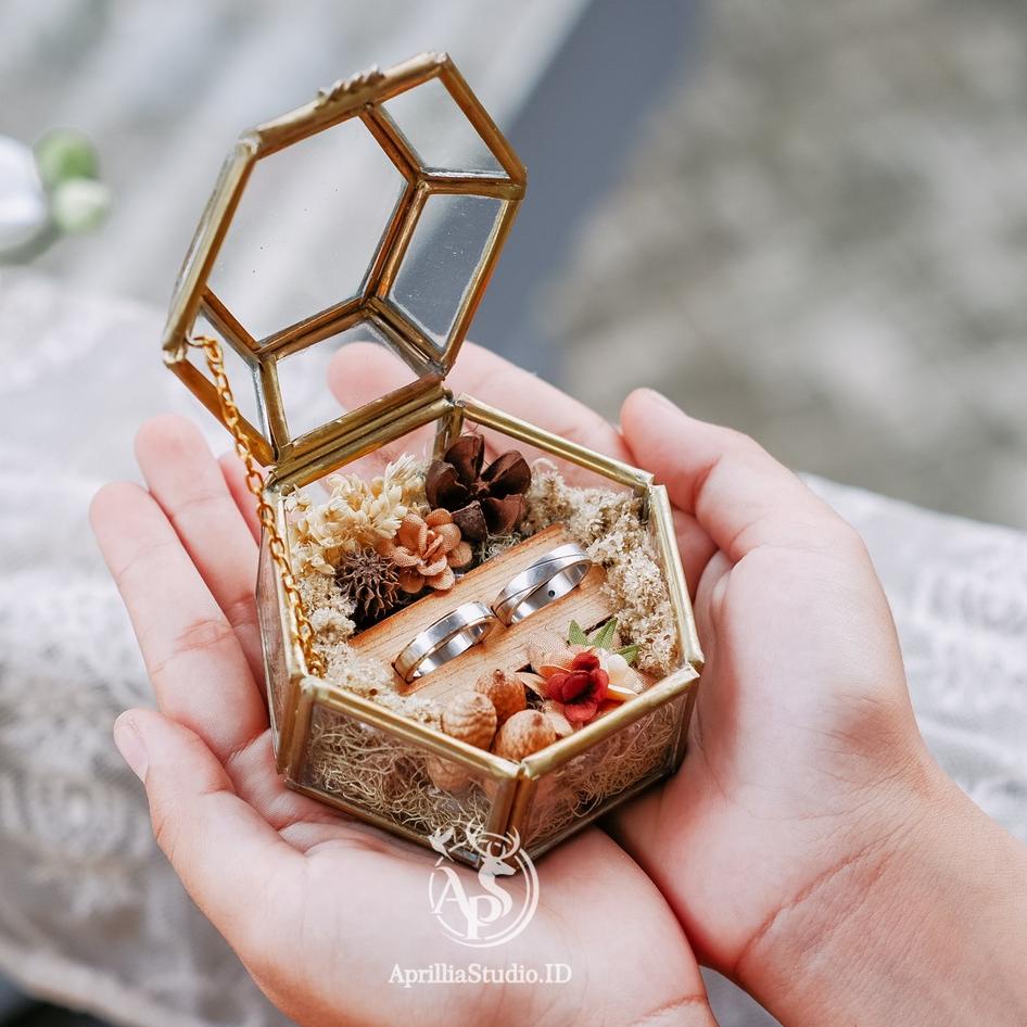 Jual RING BOX TEMPAT CINCIN LAMARAN GLASS BOX RUSTIC AESTHETIC | Shopee ...