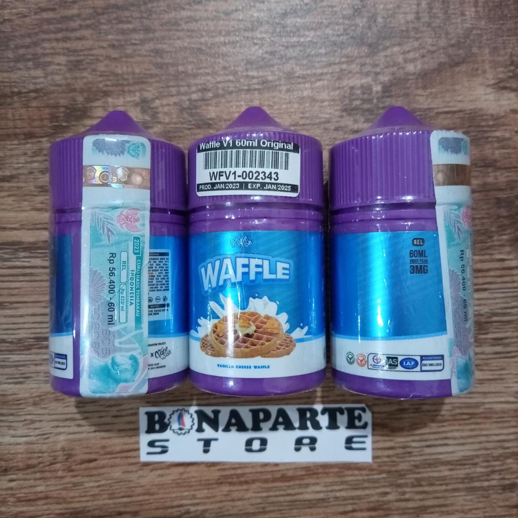 Jual Liquid Waffle V1 Vanilla Cheese Waffle 3MG 60ML by Java Juice ...