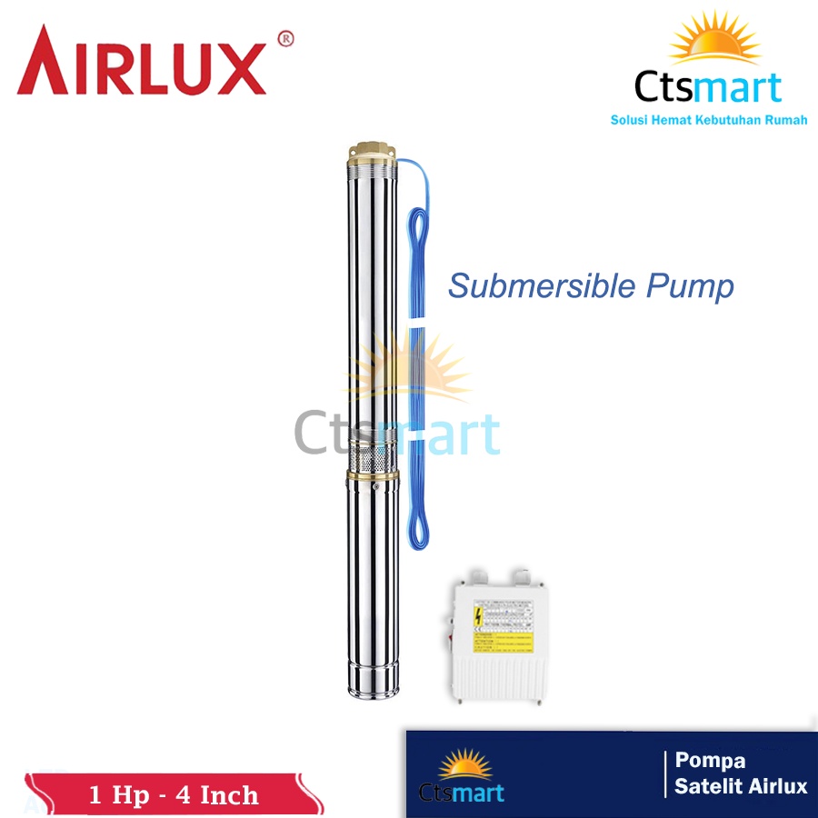 Jual Pompa Satelit Airlux 1 HP 4 Inch (Submersible Pump) | Shopee Indonesia