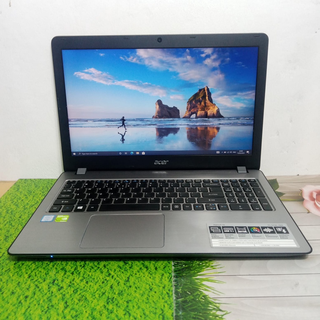 Jual Laptop Desain Render Gaming Acer Aspire F5 Core i7 gen 7 RAM 8GB ...