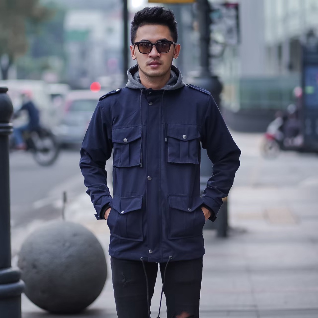 Jual Jaket Parka Simple BGSR CUSTOM | Shopee Indonesia