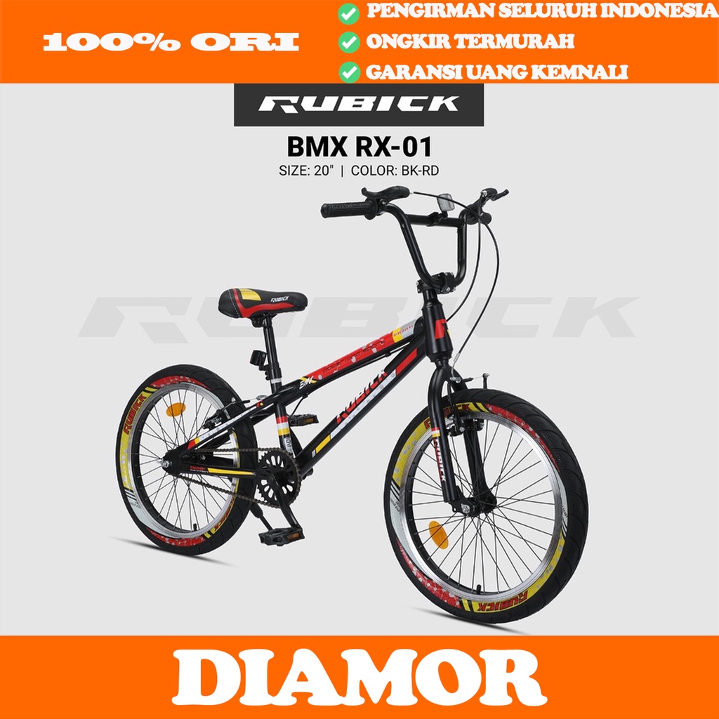 Jual BMX RUBICK RX-01 RX-02 Sepeda Anak Laki Laki 20 Inch Ban Warna | Shopee Indonesia