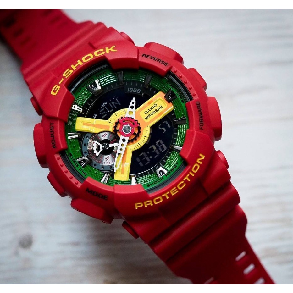 Jual Casio G-Shock Valentine Love GA-110 GA110 Red Edition Autolight ...