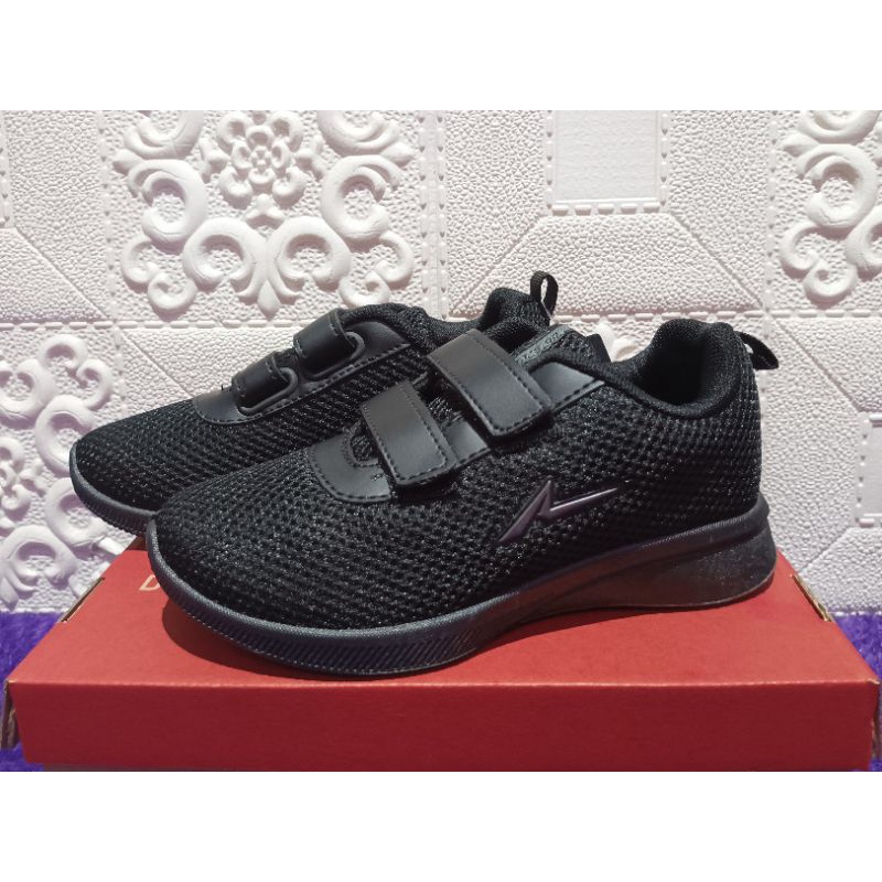 Jual Sepatu Ando BSC 35 Velcro Hitam Hitam - Sepatu Sekolah/Sepatu Ando ...