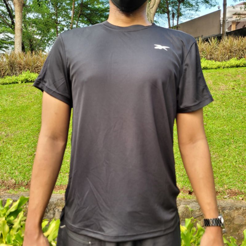 Jual Reebok Workout Tech Tee Kaos Dri Fit Original GL3182 Running ...