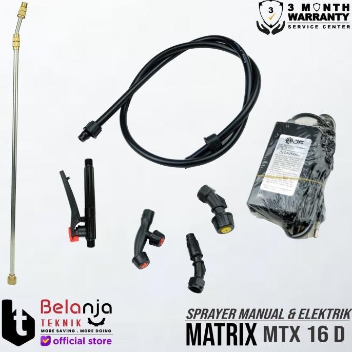 Jual Matrix Sprayer Manual Dan Elektrik Mtx 16 D Electric Alat Semprot Hama | Shopee Indonesia