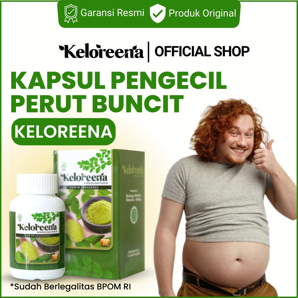 Jual Kapsul Pengecil Perut Buncit Herbal Pelangsing Bpom Obat ...