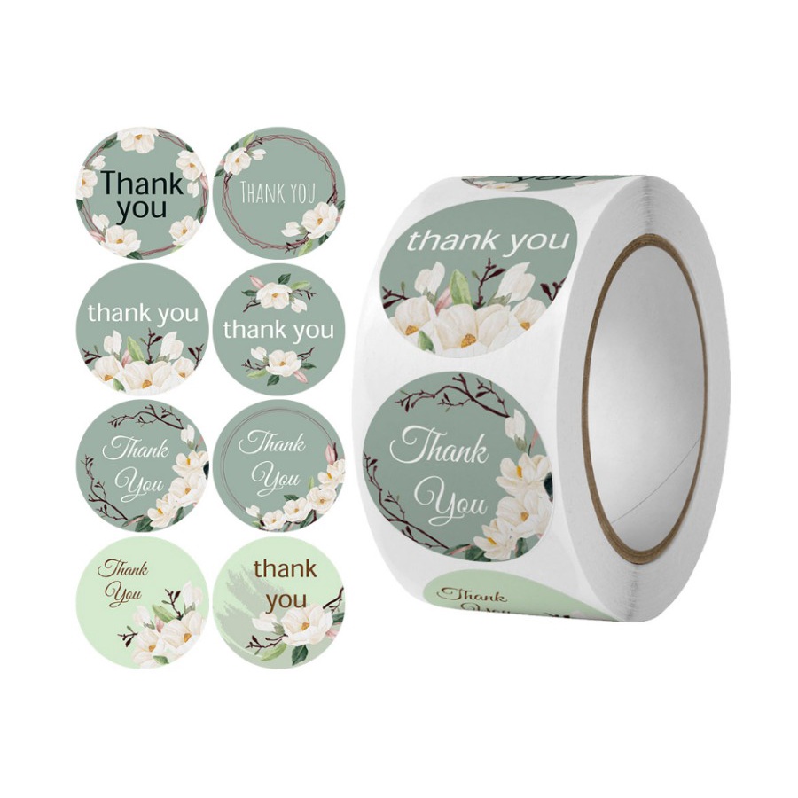 Jual Sticker Label Thank You 50pcs | Shopee Indonesia