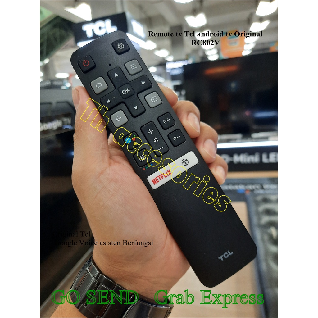 Jual Remote tv Tcl Android tv Google tv Original RC802V | Shopee Indonesia