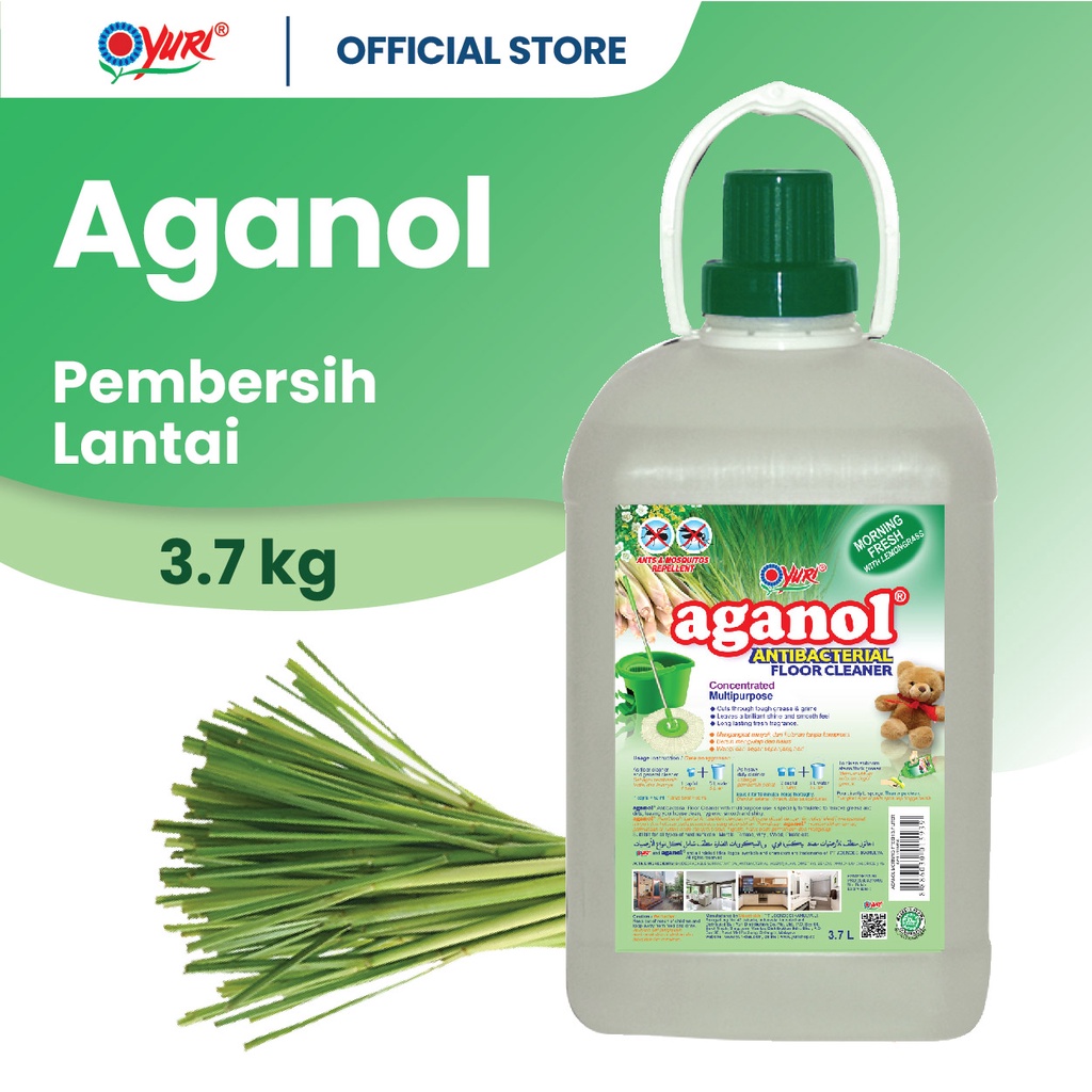 Jual Aganol Pembersih Lantai Morning Fresh with lemongrass 3,7 L ...