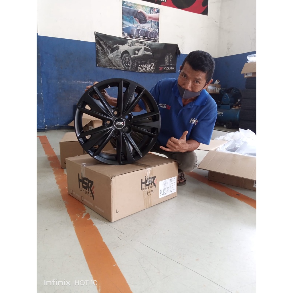 Jual Velg Racing Untuk Mobil Mitsubishi Xpander Merk HSR Simba R17 ...