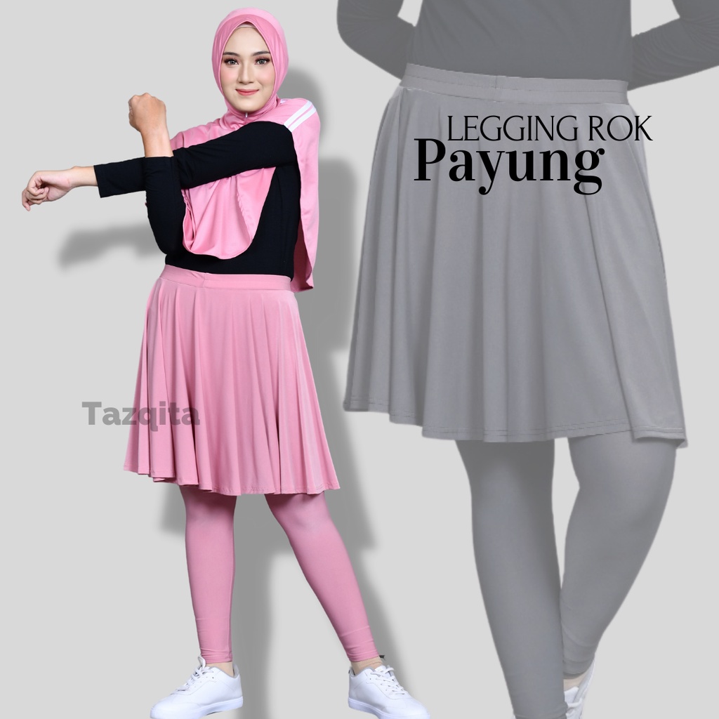 Jual Legging Rok Dewasa Jersey Premium Model Legging Rok Payung Leging ...