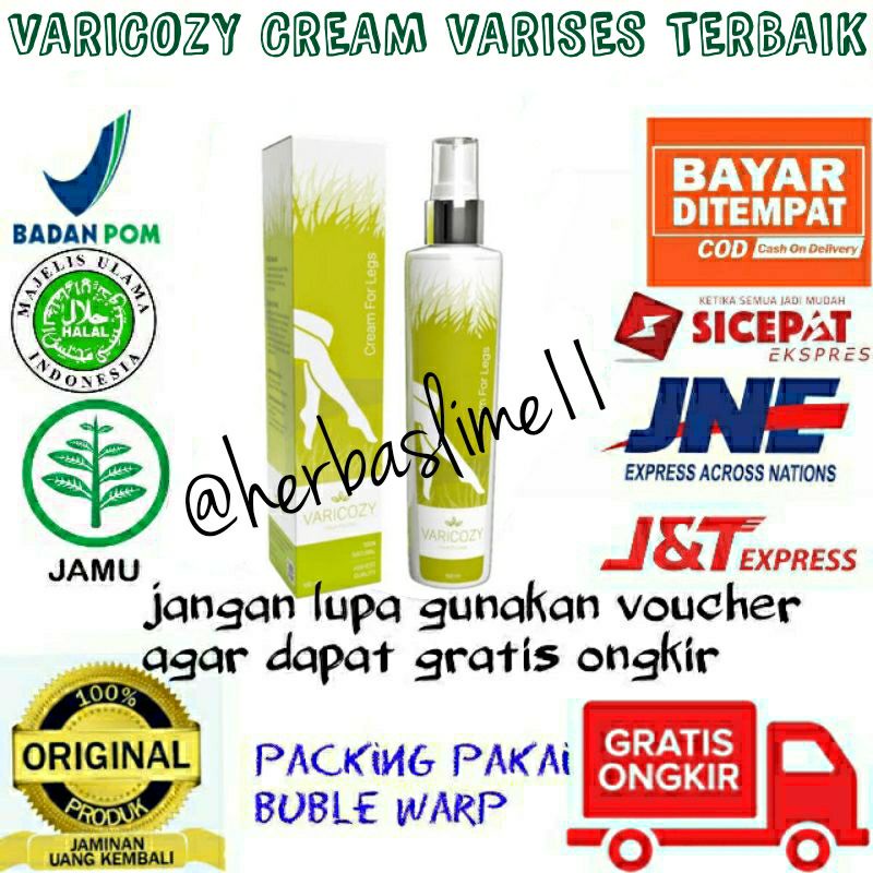 Jual Varicozy Asli original Varicozy Obat Cream Varises Aman Terbaik ...