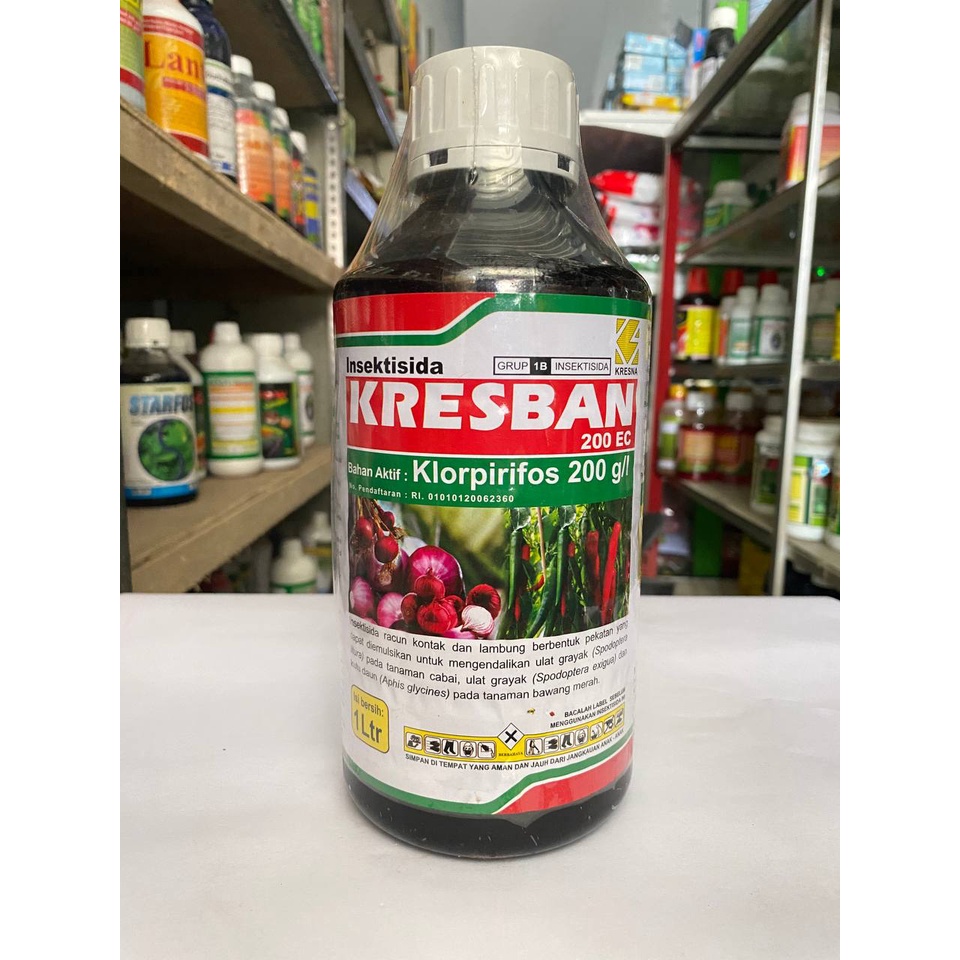 Jual Insektisida racun kontak KRESBAN 1L | Shopee Indonesia