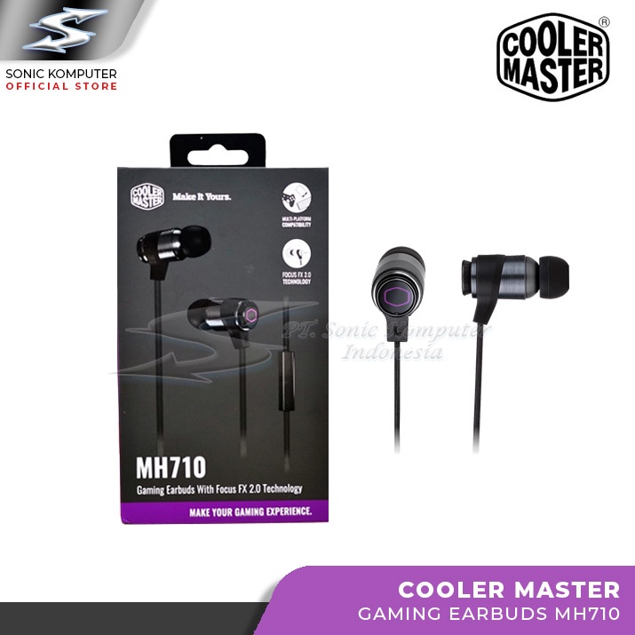 Jual Headset Cooler Master MasterPulse MH710 Gaming Earbuds Earphone ...