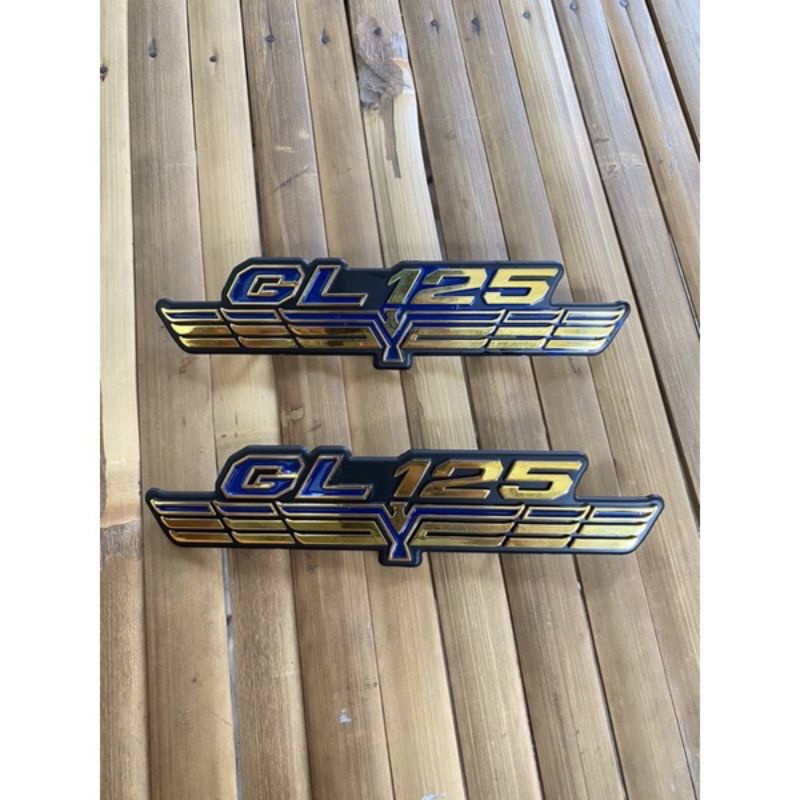 Jual logo bok aki honda gl 125 garuda emblem tepong gl 125 alloy import ...