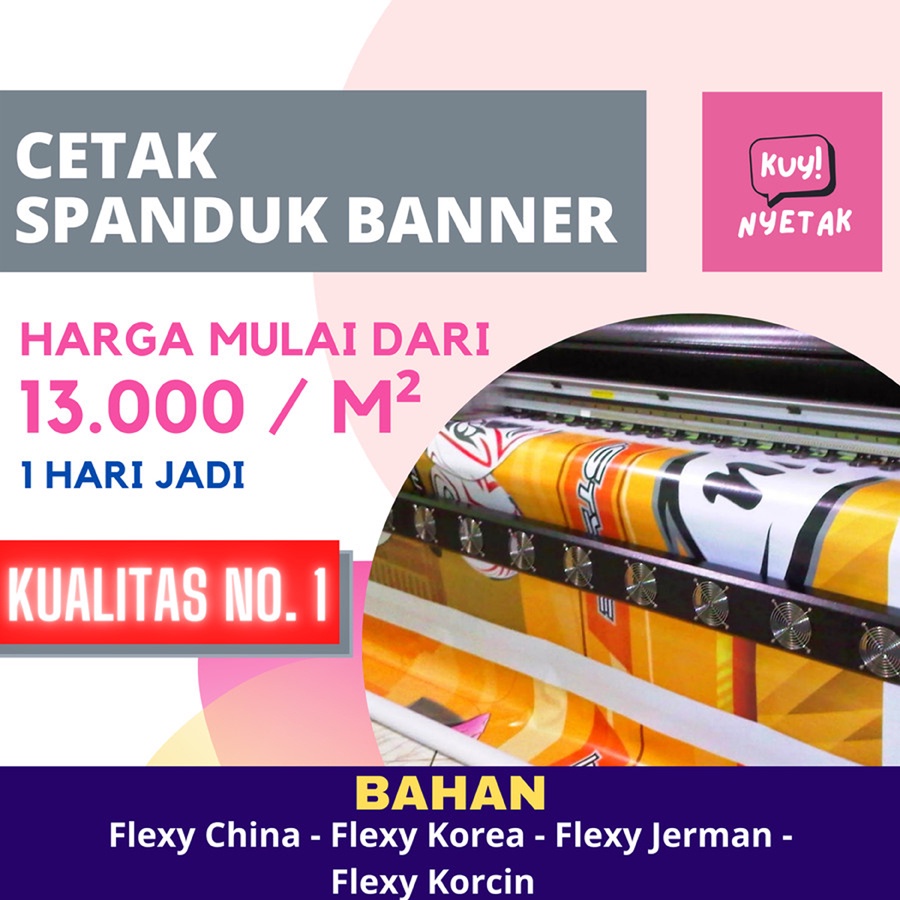 Jual Cetak / Print Spanduk Super murah / Banner Flexy 280gr-, Siap Cetak | Shopee Indonesia