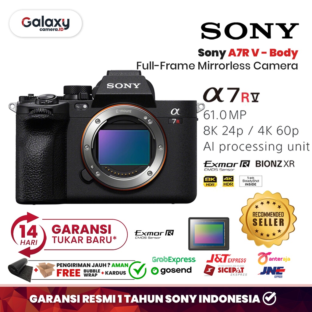 Jual Sony Alpha A7RV Body Only / Sony A7R V / Sony A7R Mark V Resmi | Shopee Indonesia