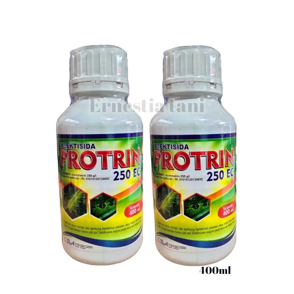 Jual Insektisida PROTRIN 400ml 250ec Pembasmi kumbang tanduk Ulat api ...