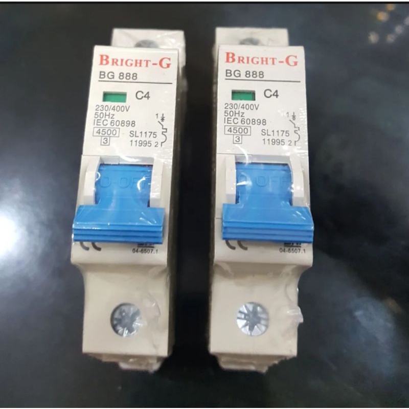 Jual MCB BRIGHT G C4 ATAU 4 AMPER | Shopee Indonesia