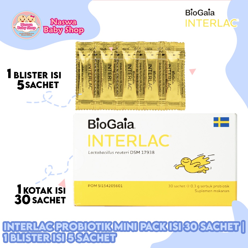 Jual Interlac Probiotik Serbuk Untuk Menjaga Saluran Pencernaan 30 ...