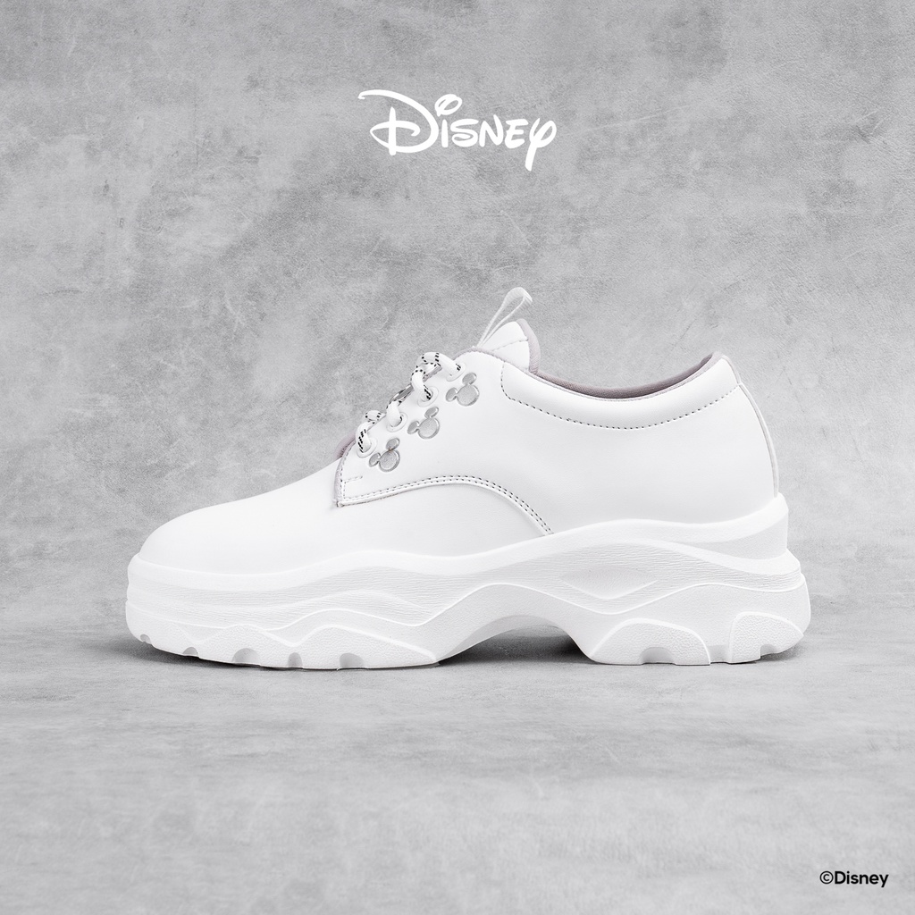 Jual KRONIKEL B&W Chunky Derby Shoes White | Shopee Indonesia