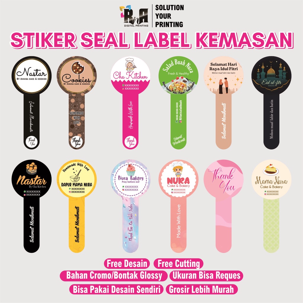 Jual Stiker seal segel toples makanan/ botol minuman | Shopee Indonesia