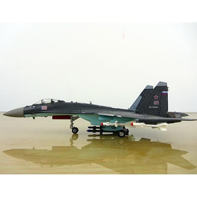 Jual Deacast Miniatur Pesawat Jet Sukhoi Su-35 Skala 144 | Shopee Indonesia