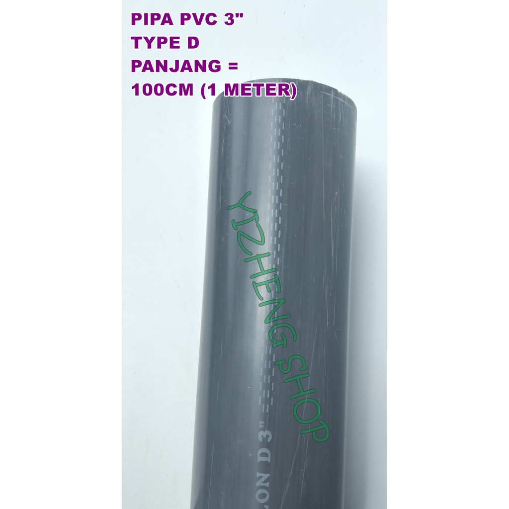 Jual PIPA PVC 3 INCH TYPE D PANJANG 1 METER | Shopee Indonesia