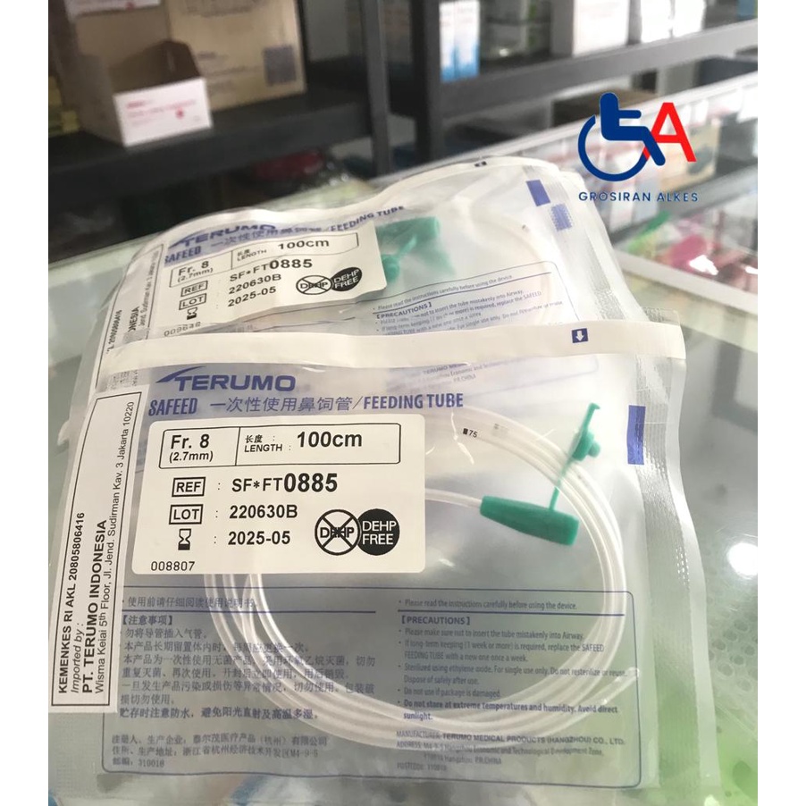 Jual NGT Terumo / Feeding Tube Terumo Fr. 8 100 cm | Shopee Indonesia
