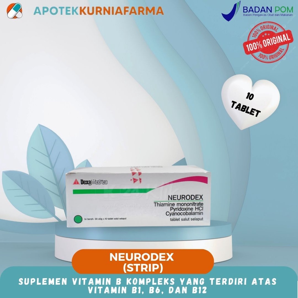 Jual NEURODEX 1 STRIP ISI 10 TABLET | Shopee Indonesia