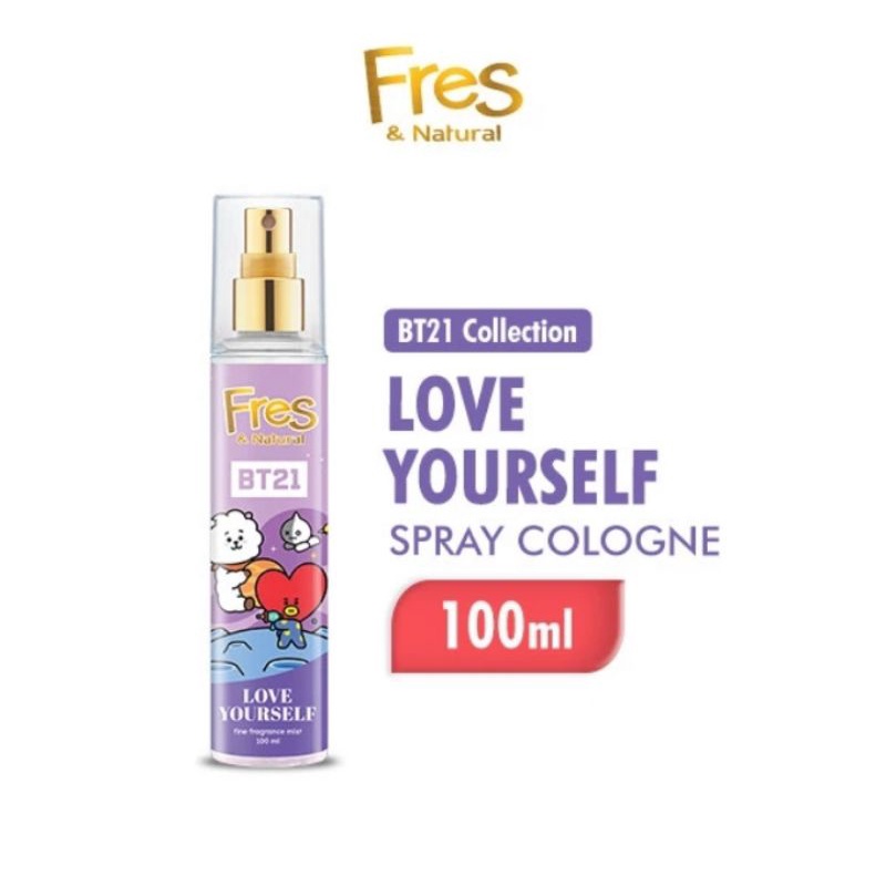 Jual Fres & Natural Spray Cologne BTS BT21 Version & All Varian 100ml ...