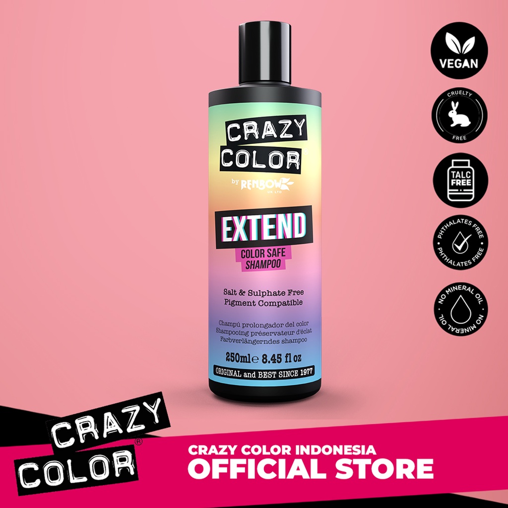 Jual Crazy Color Extend Shampoo Untuk Menjaga Warna Rambut dan Sehat ...