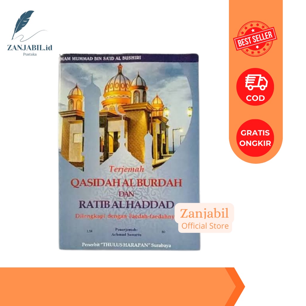 Jual Qasidah Burdah & Ratib Al Haddad Saku Lengkap Arab Latin dan ...