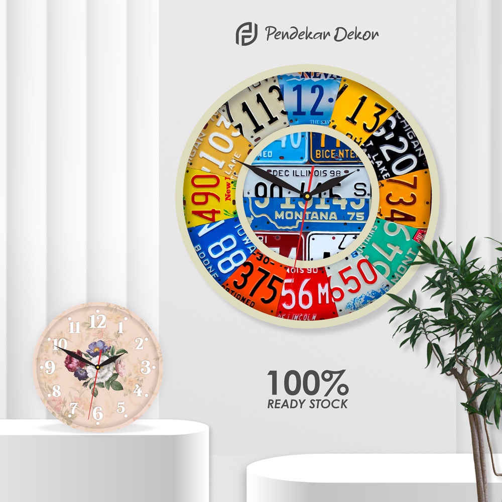 Jual JAM DINDING UNIK - JAM DINDING VINTAGE - JAM DINDING RETRO - JAM ...