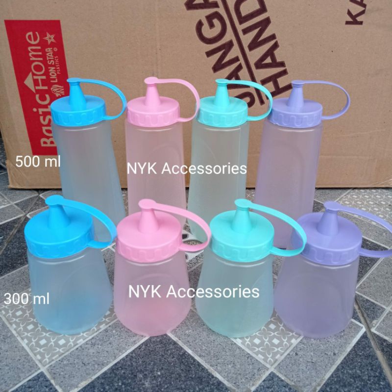 Jual NYK Botol kecap Takuma 300 ml & 500 ml/Botol kecap pastel/Botol ...