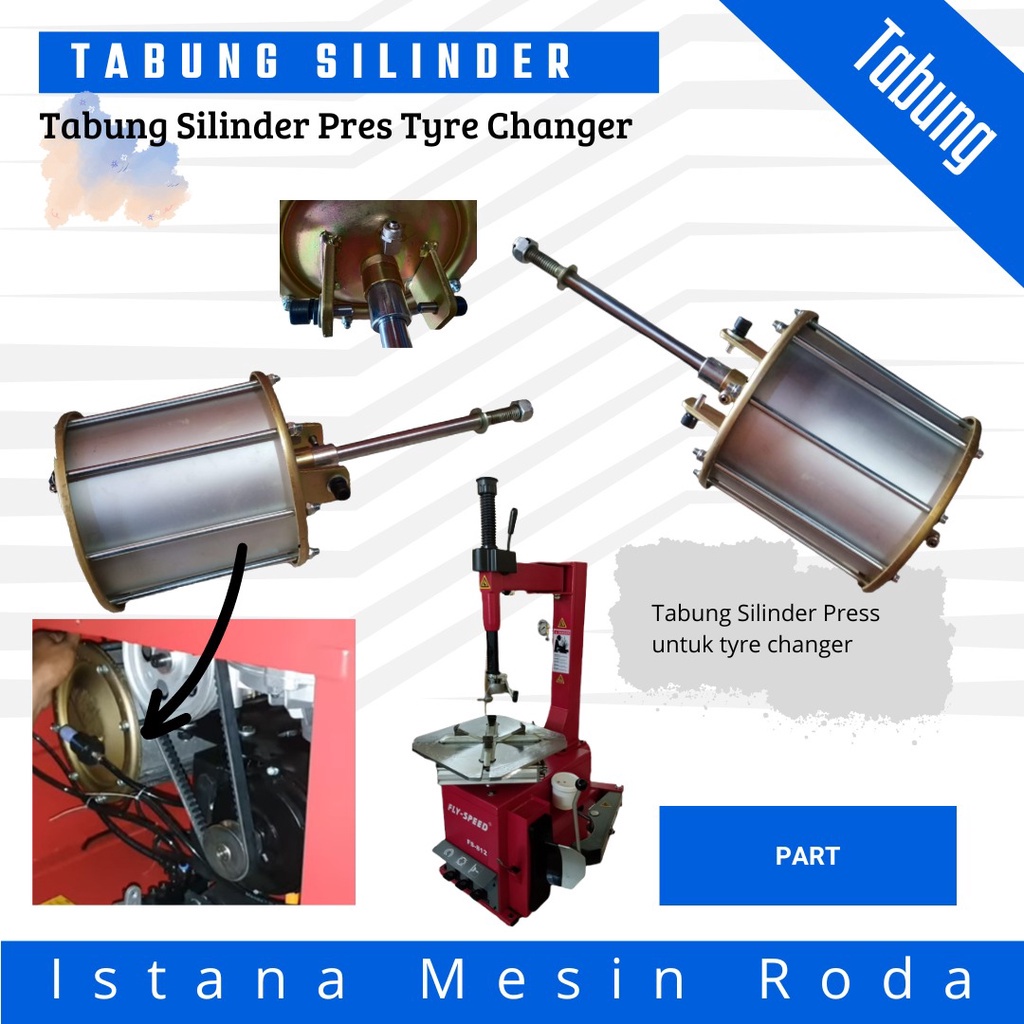 Jual tabung silinder assembly tyre changer bukaan ban fs812/tabung ...